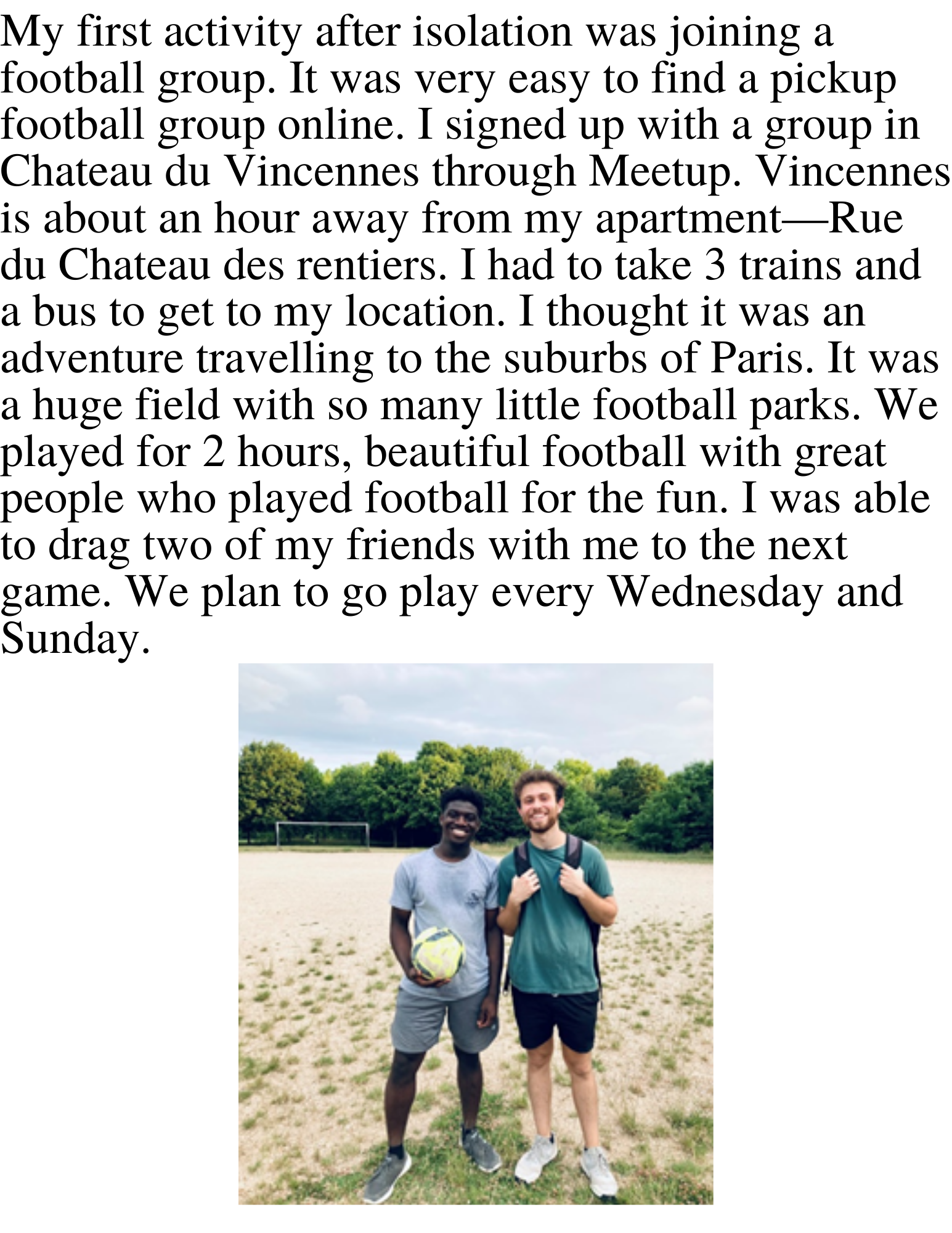 Caleb Manu: Post 2 – Global Tigers