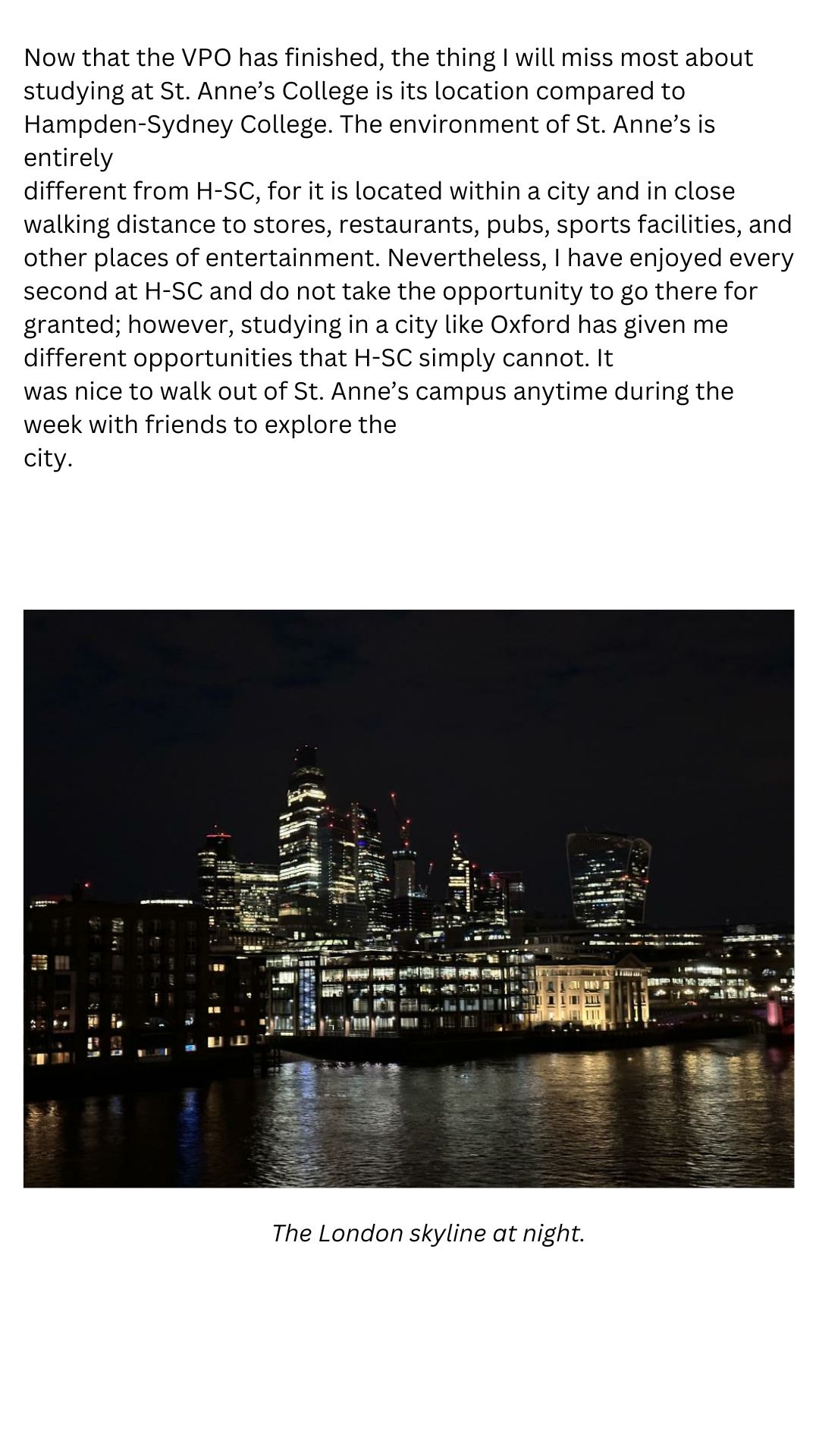 Thomas Overton: Post 4 – Global Tigers